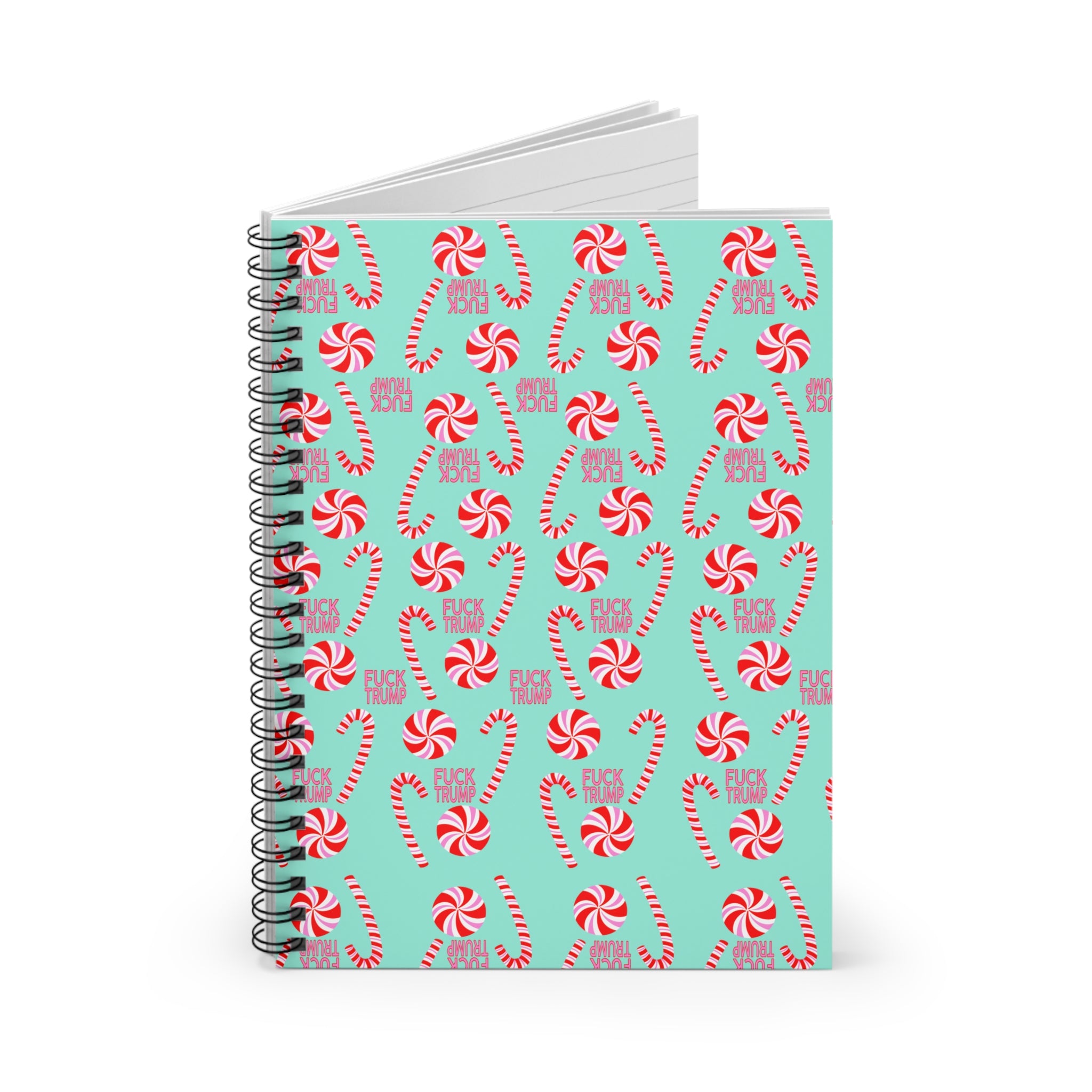 Subtle Peppermint Spiral Notebook - Ruled Line – Time Capsule Design